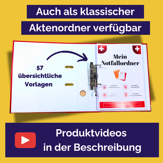 Notfallordner für Privatpersonen: PDF-Vorlage zum Ausdrucken